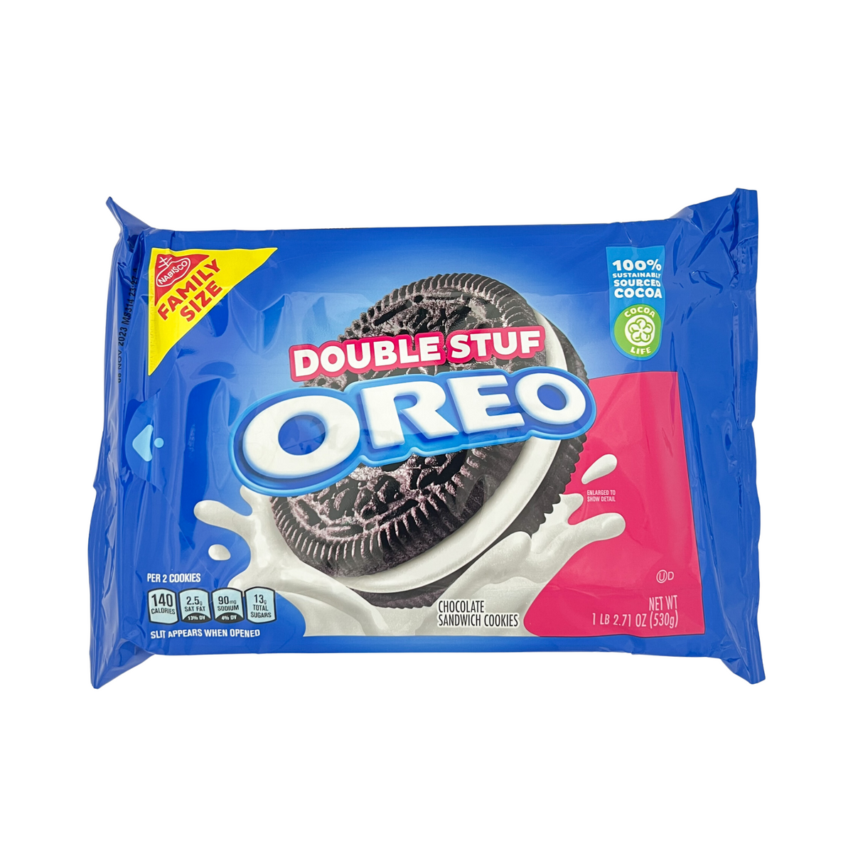 Oreo Double Stuff Chocolate Sandwich Cookies Family Size 1 lb 2.71 oz