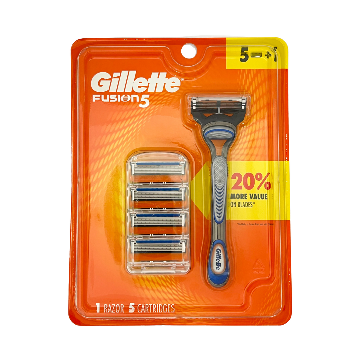 Gillette Fusion5 1 Razor 5 Cartridges