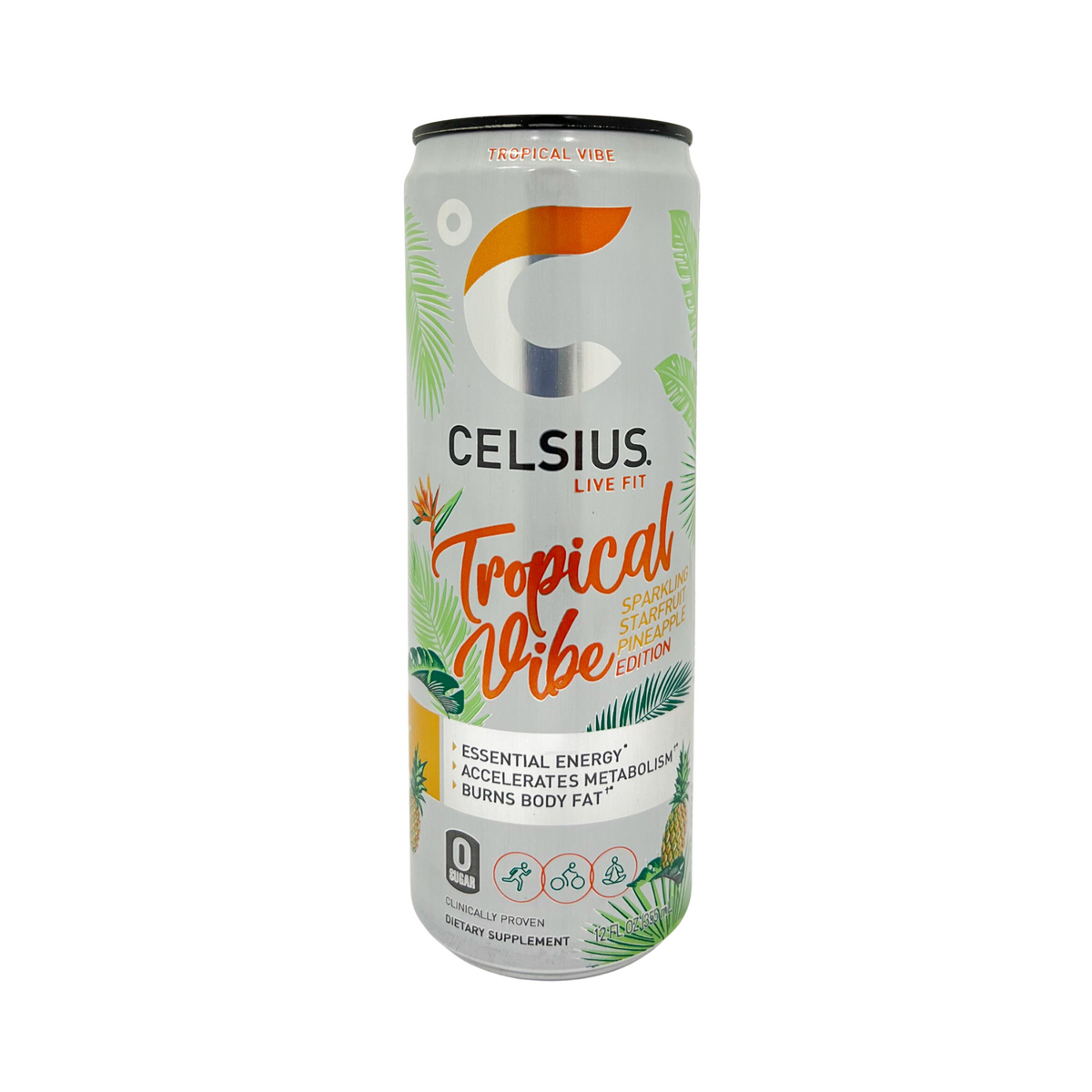 Celsius Sparkling Starfruit Pineapple 12 fl oz
