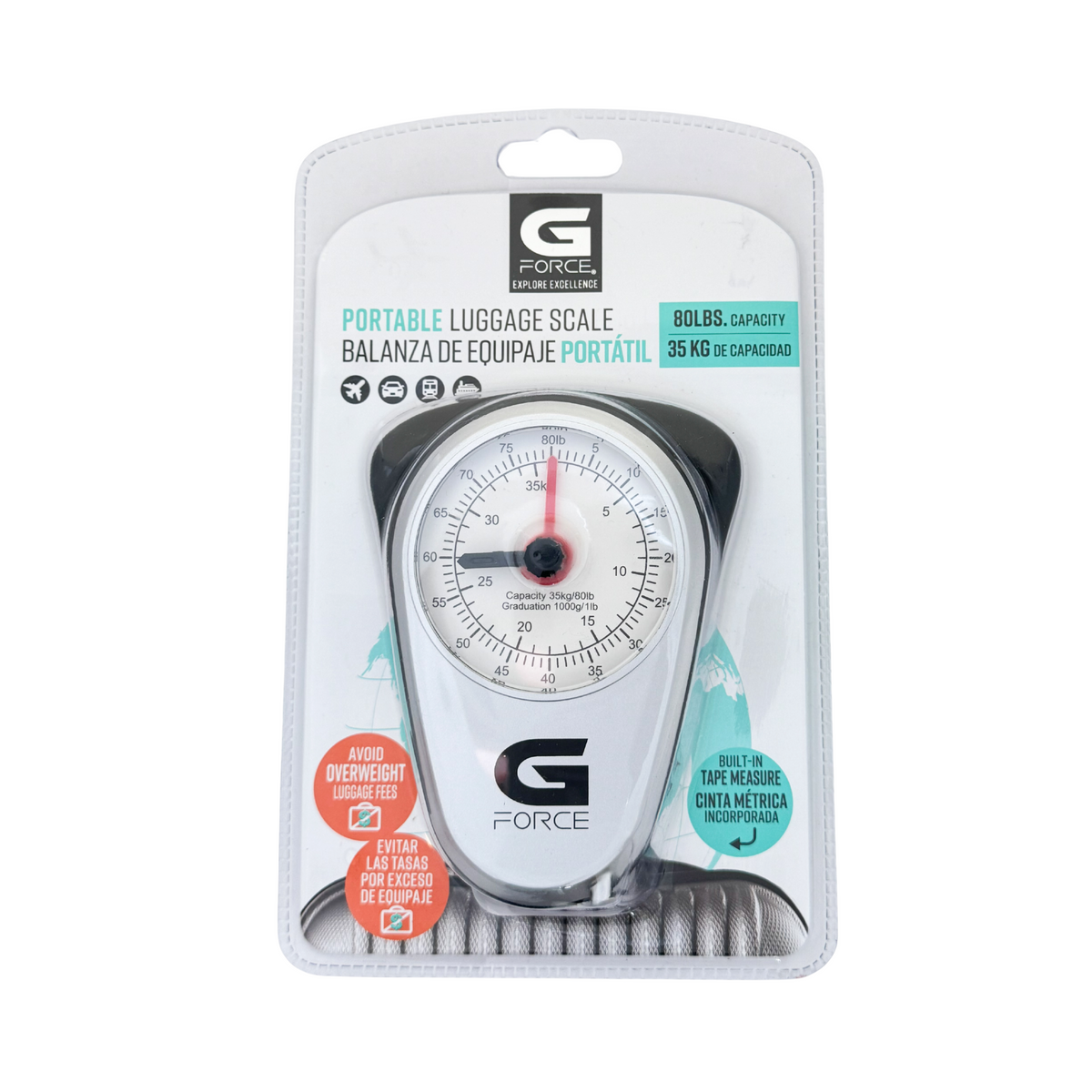 G Force Portable Luggage Scale