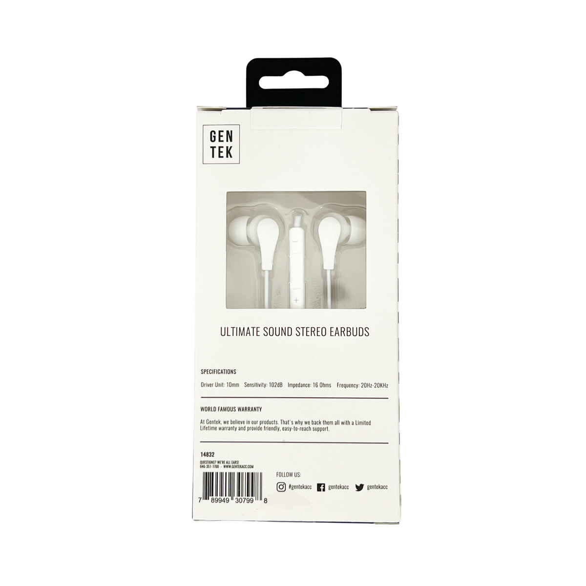 Gen Tek USB Type C Earbuds