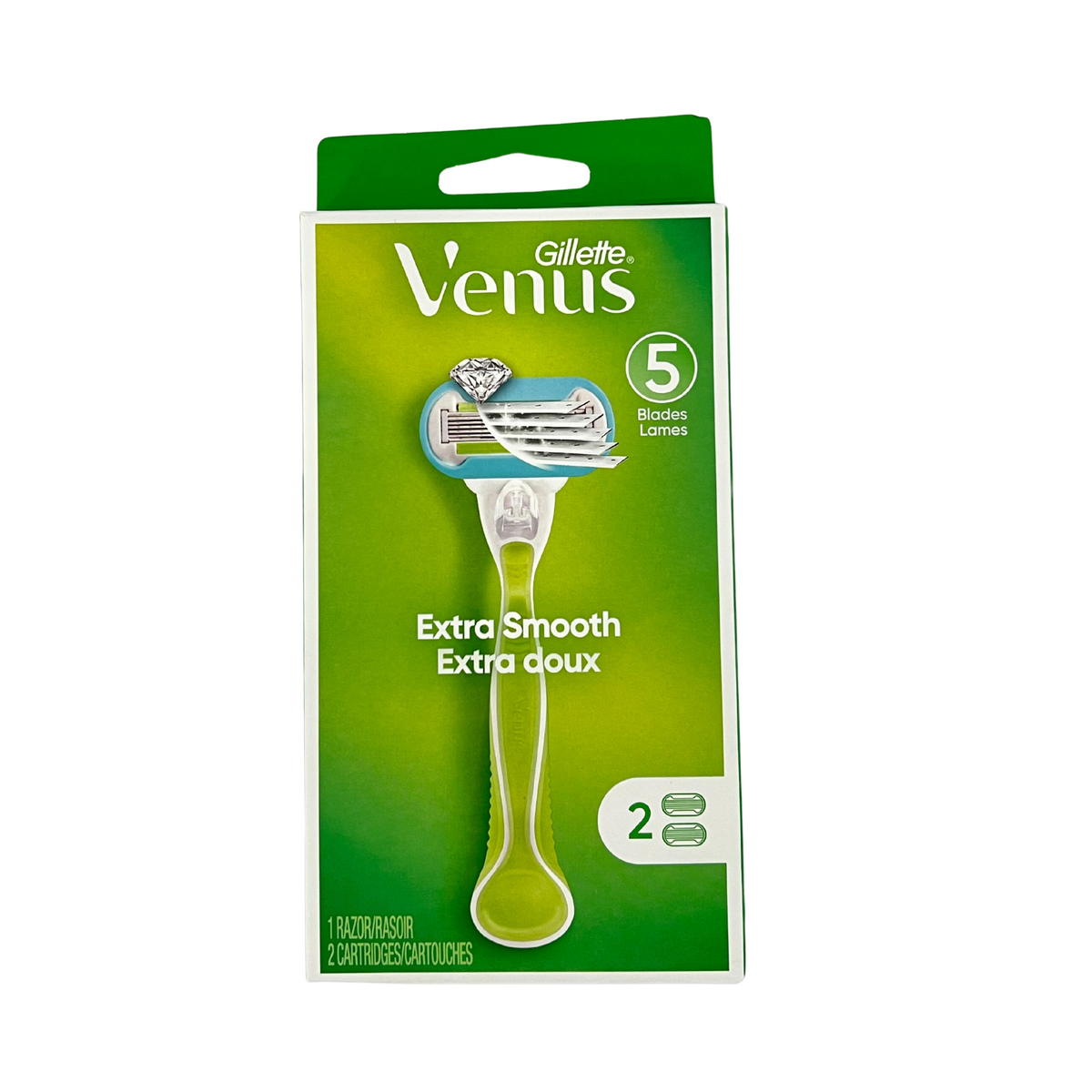 Gillette Venus Extra Smooth 1 razor 2 Cartridges