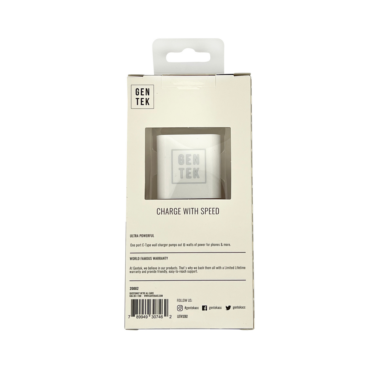 Gen Tek USB-C 10W 2.1A Wall Charger