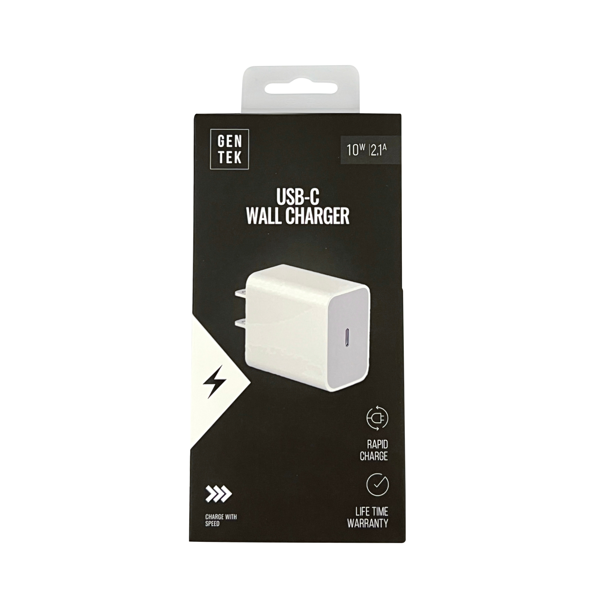 Gen Tek USB-C 10W 2.1A Wall Charger