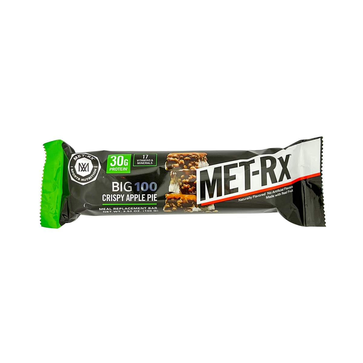 Met Rx Big 100 Crispy Apple Pie Bar 3.52 oz