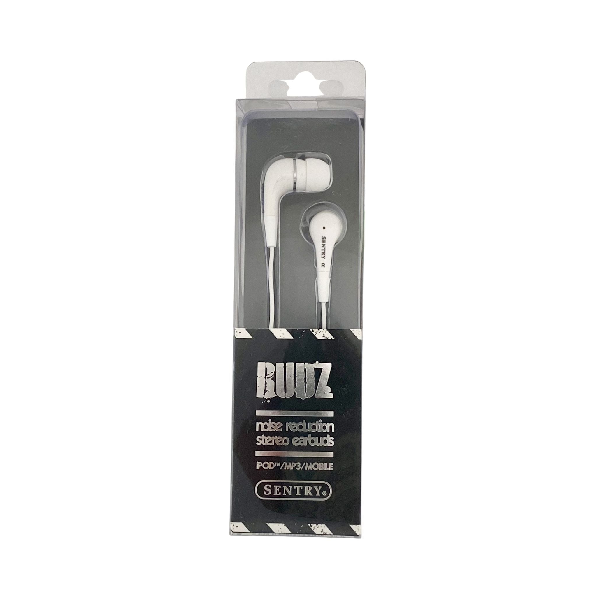 Sentry Budz Earbuds - White
