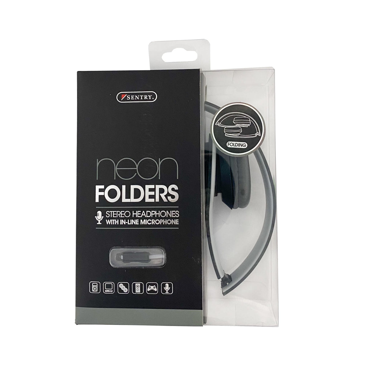 Sentry Neon Folders Headphones