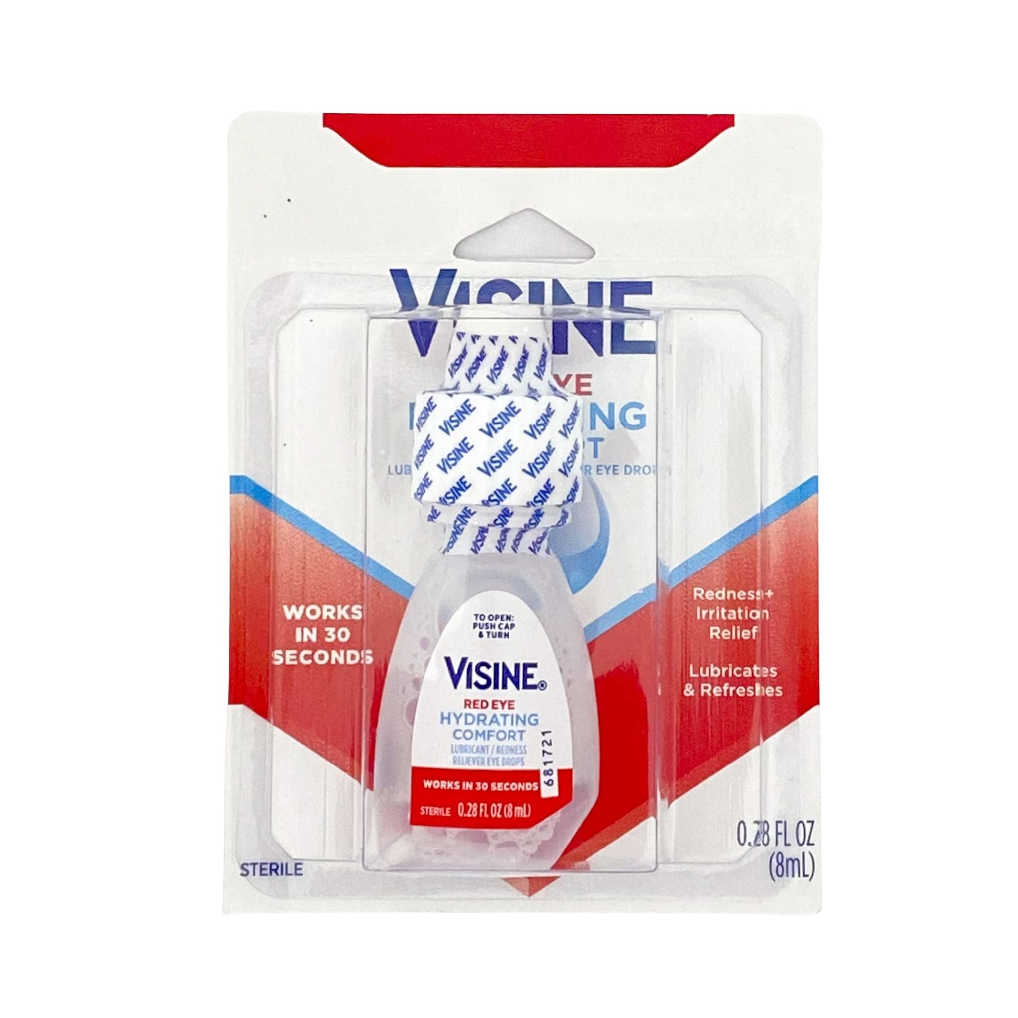 Visine Original Eye Drops Visine Red Eye Comfort Redness Reliever Eye ...